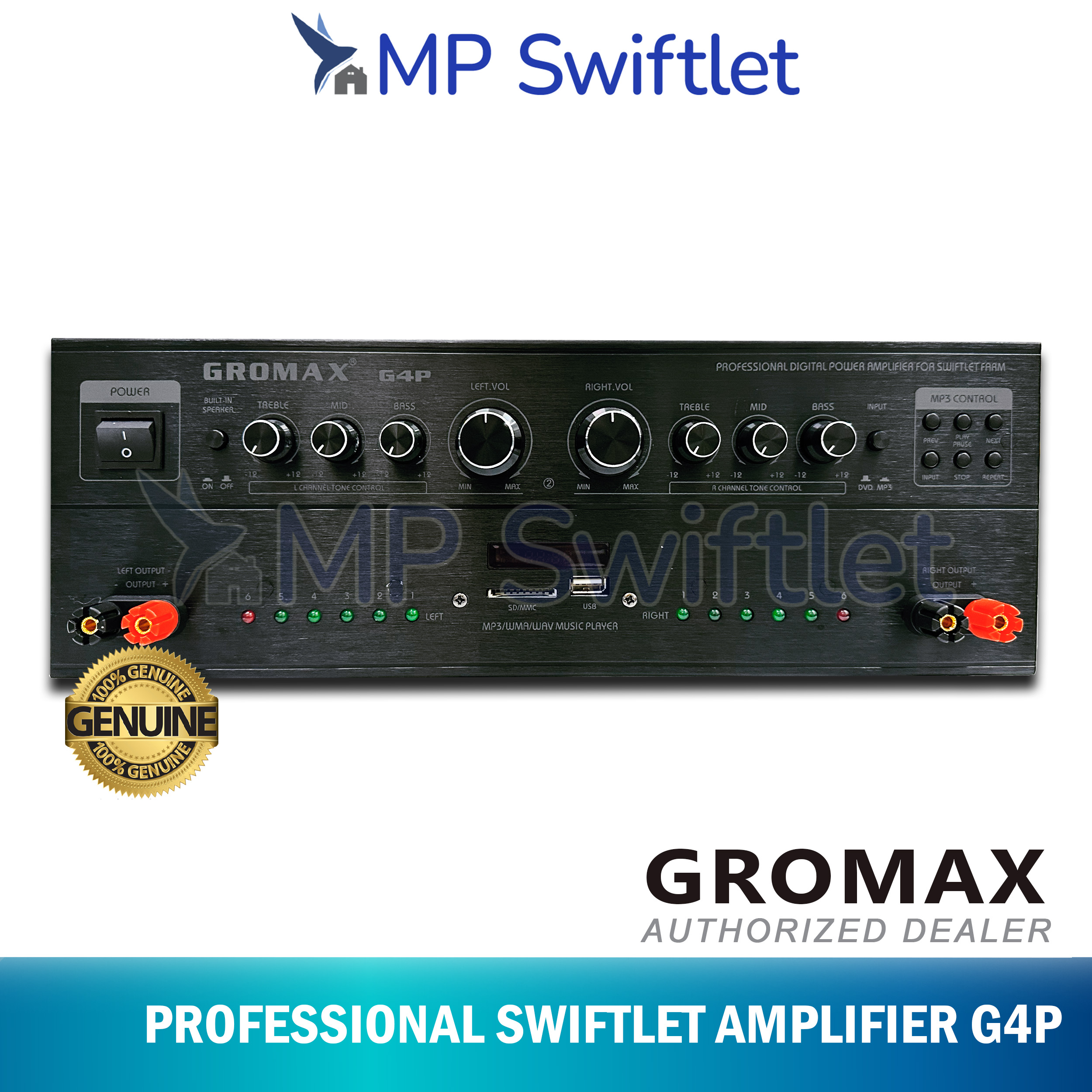 Gromax G4P Amplifier - MPSwiftlet