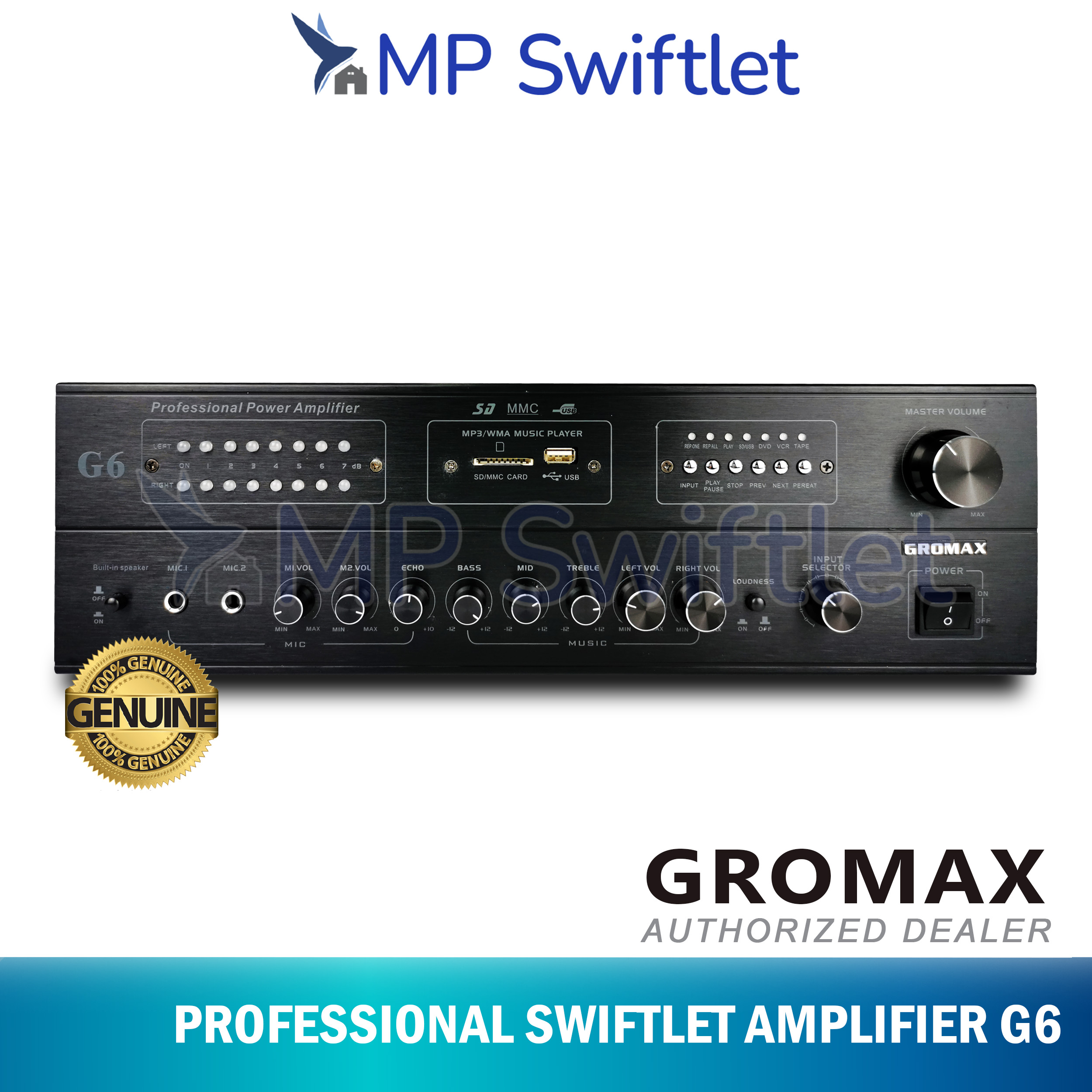 Gromax G6 Amplifier - MPSwiftlet